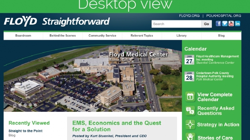 New Responsive Website Provides Deeper Understanding of Floyd Health ...